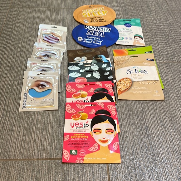 Bath & Body | 1 Variety Masks And 3 Eyes Masks And 1 Lip Mask New ...